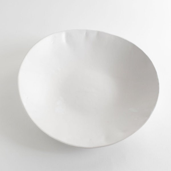 White Ceramic Bowl - Etsy