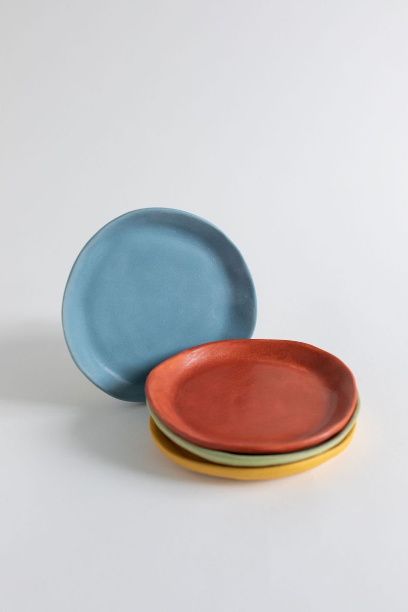 Ceramic Plates, Colorful Plates, Colorful Art, Handmade Plates, Party ...