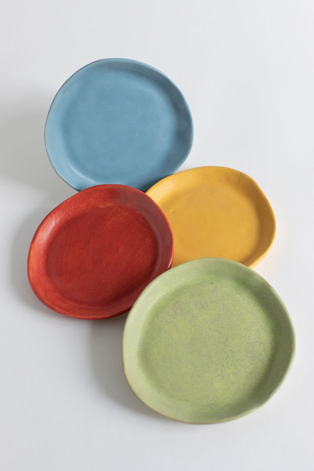 Ceramic Plates, Colorful Plates, Colorful Art, Handmade Plates, Party ...