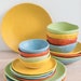 Vintage Color Dinner Plate 4 Colors Sold Separately - Etsy