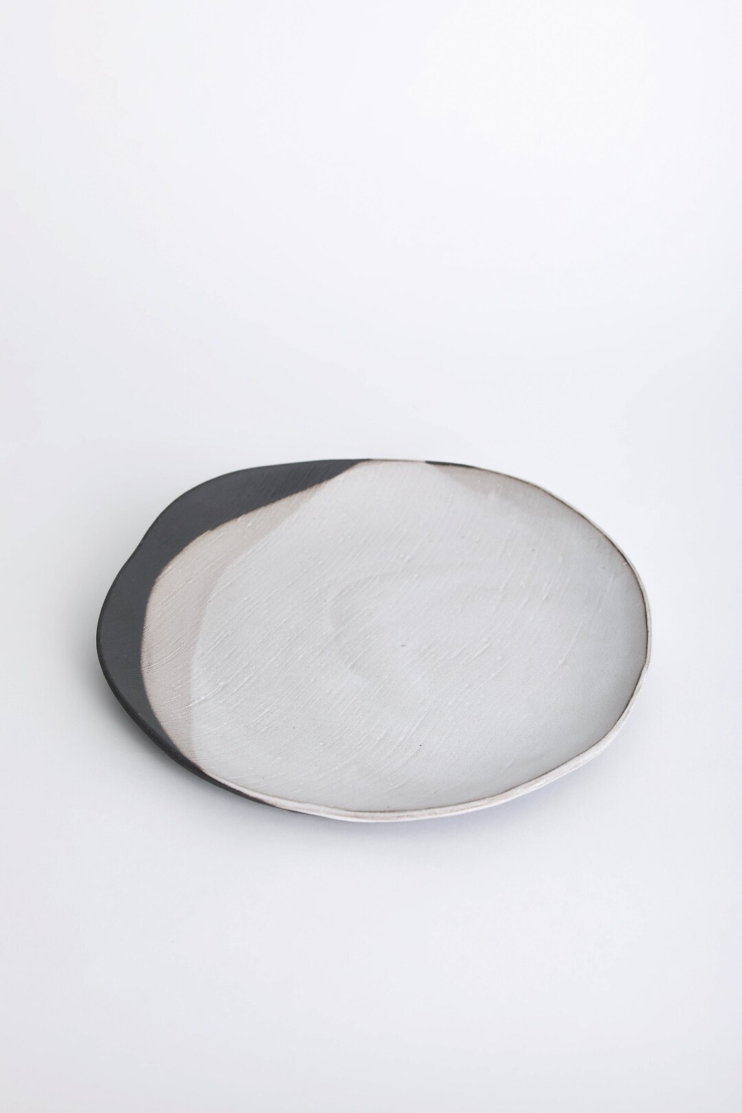 Rustic Pour Over Dinner Plate, Ceramic Dinnerware, Handmade Dinner ...