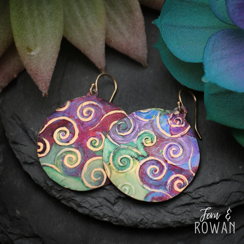 Hand Painted Jewelry - Etsy