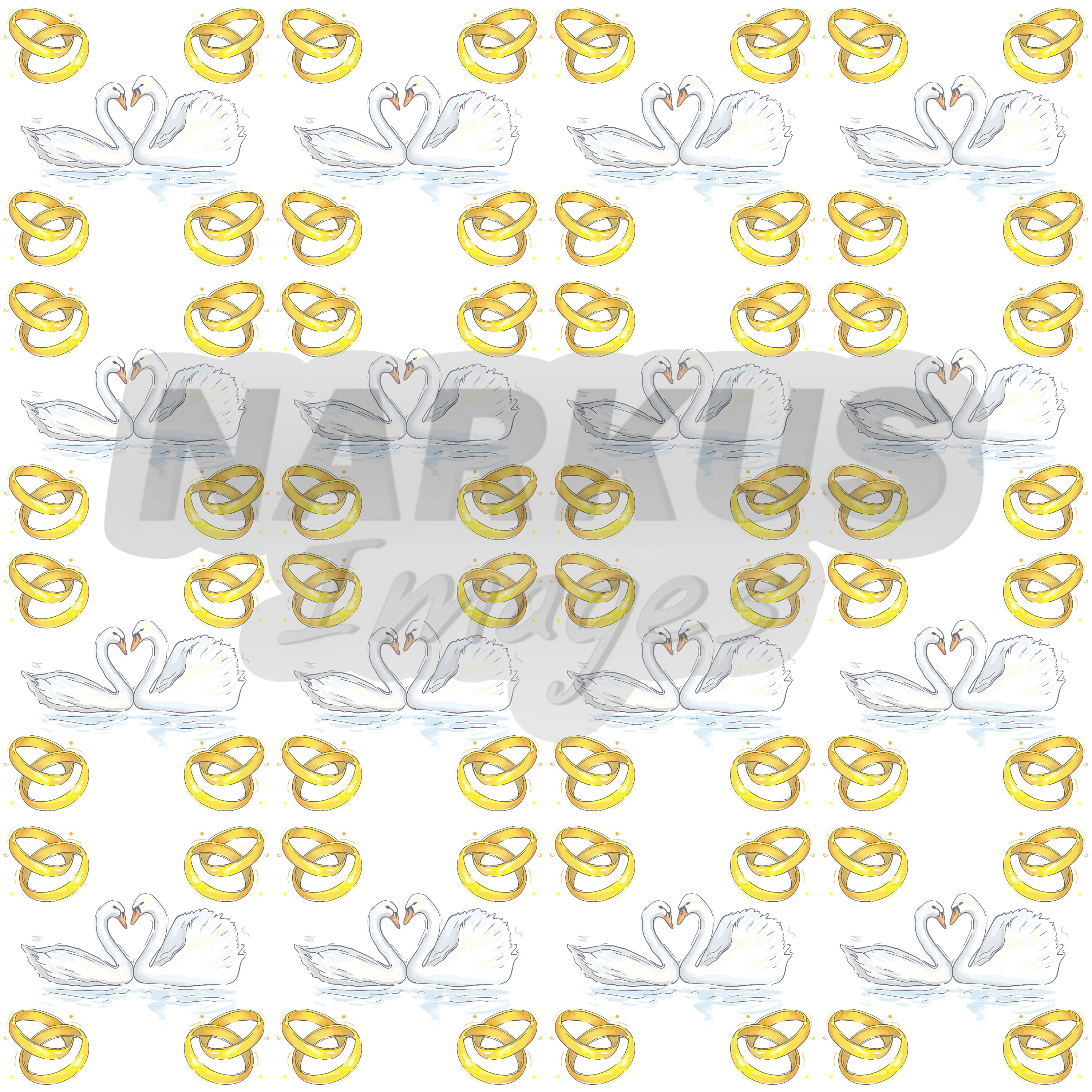 Wedding Seamless Digital Paper Set of 5 Digital Printing Invitations ...