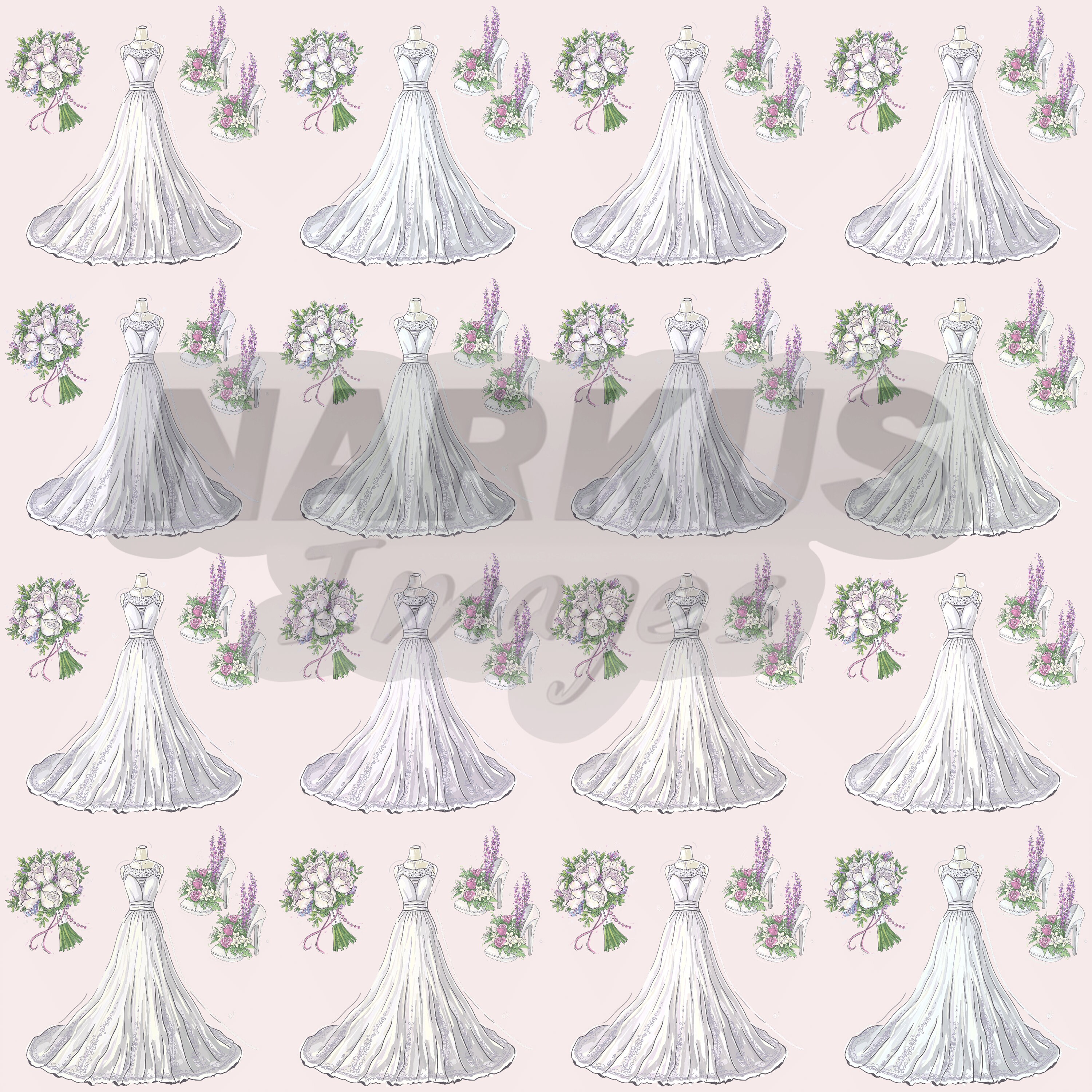 Wedding Seamless Digital Paper Set of 5 Digital Printing Invitations ...