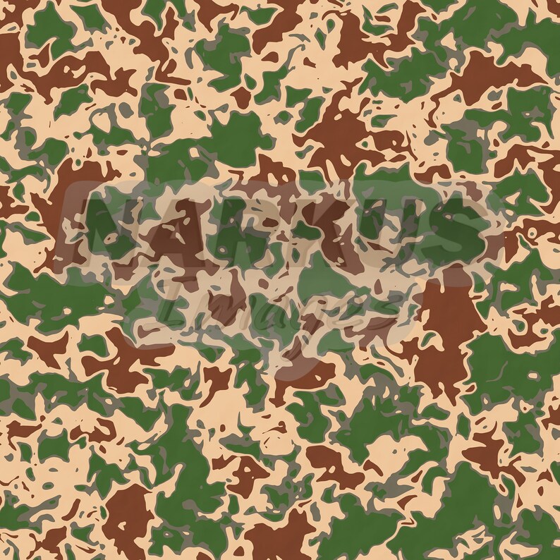 Camouflage Digital Paper Set of 10 Digital Printing Backgrounds, Camo ...