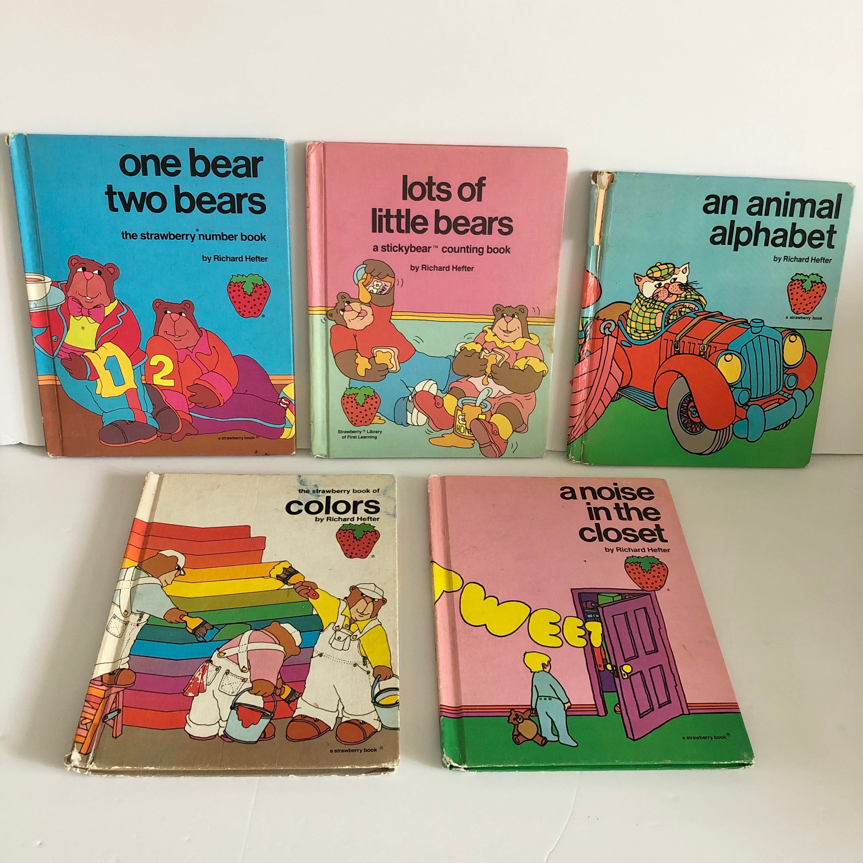 Lot of 5 Vintage Strawberry Books Weekly Reader Richard Hefter Colors ...