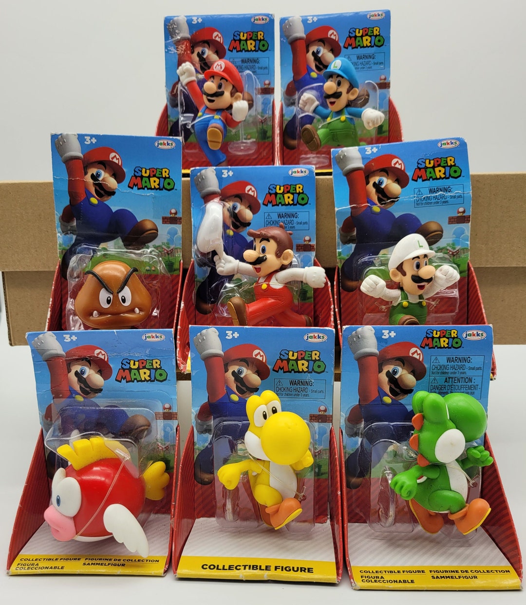 JAKKS Super Mario Mini Figures Nintendo Lot of 8 - Etsy