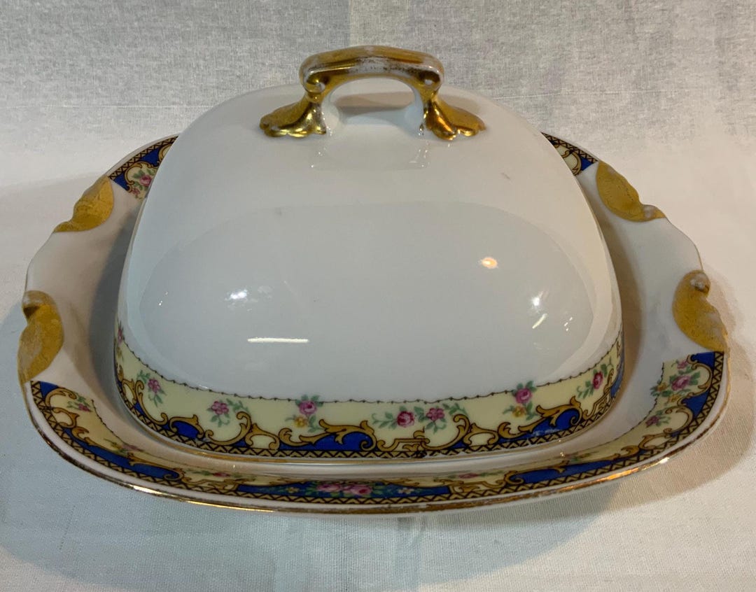 Paul Muller Selb Bavarian Gilded Square Butter Dish - Etsy