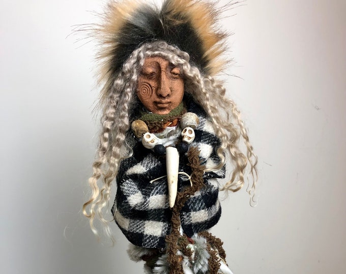 Spirit Doll | Bone Woman | Shaman | Earth Spirit | Art Doll | Pagan ...