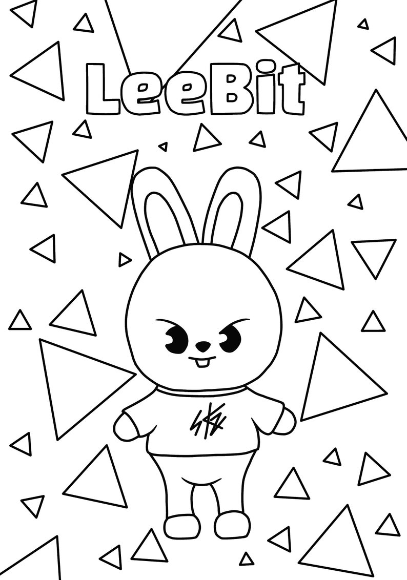 SKZOO Coloring Book - Etsy