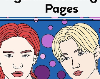 Stray Kids Coloring Book - Etsy
