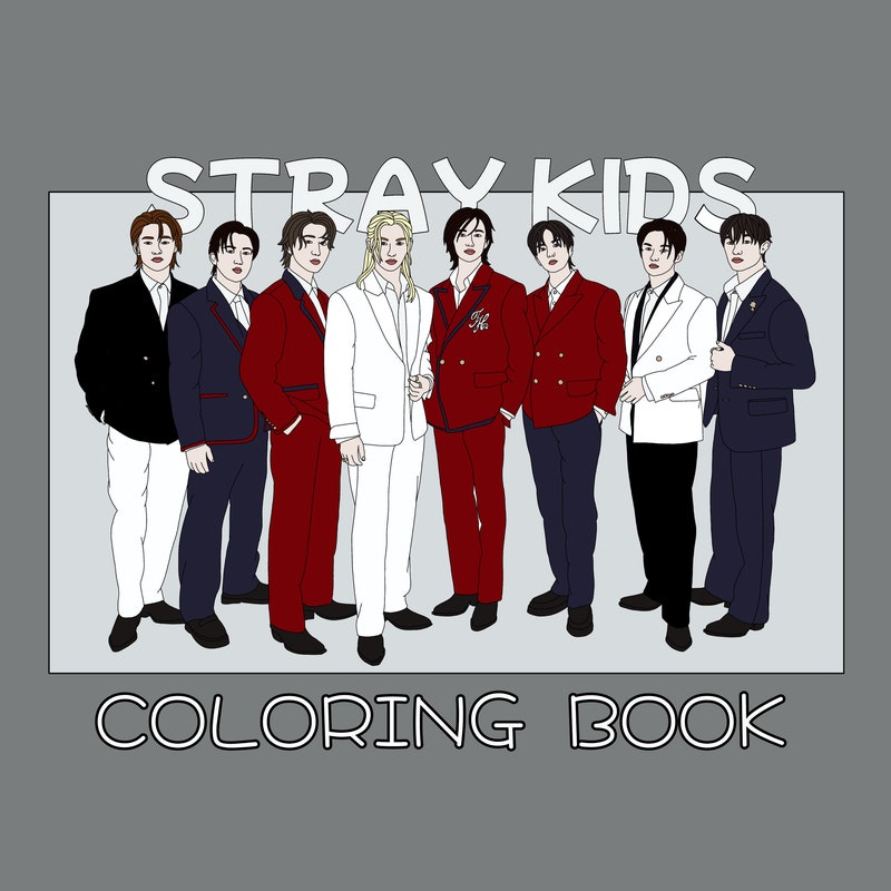 Stray Kids Coloring - Etsy