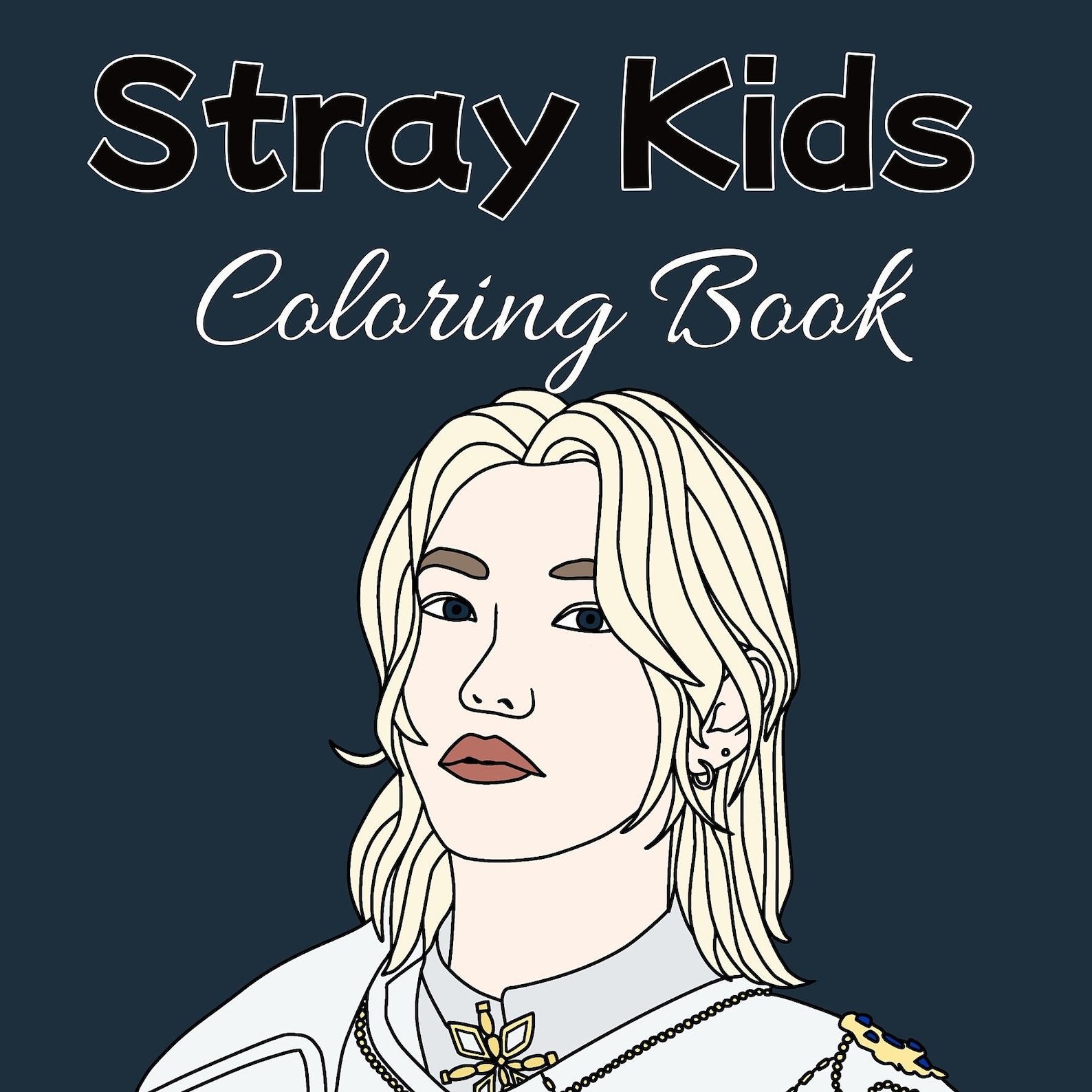 Stray Kids Coloring Book - Etsy