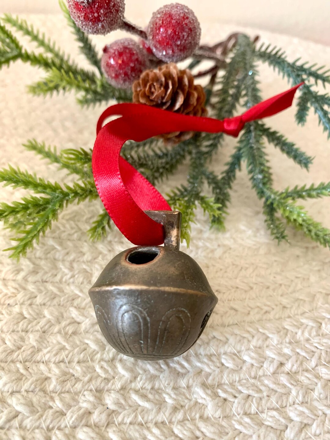 Antique Brass Sleigh Bell Number 2 Petal Style c. Late 1800s Early ...