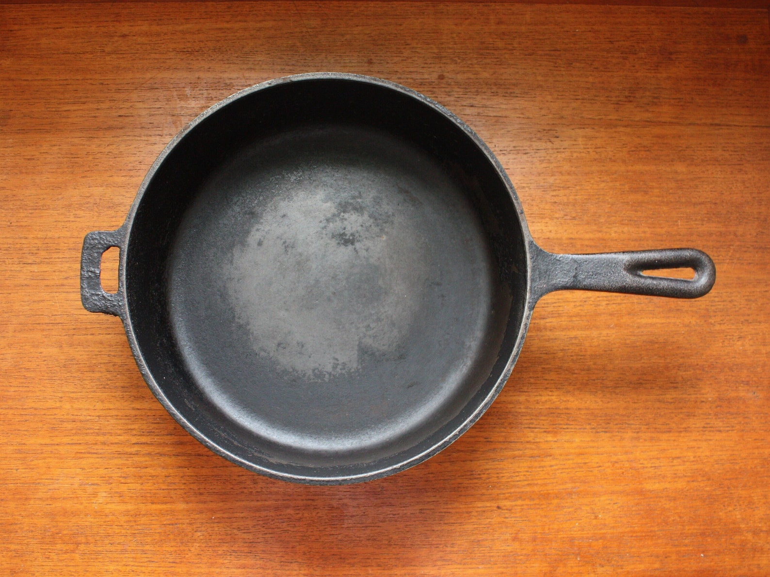 Vintage Cast-iron Chicken Fryer/deep Skillet - Etsy