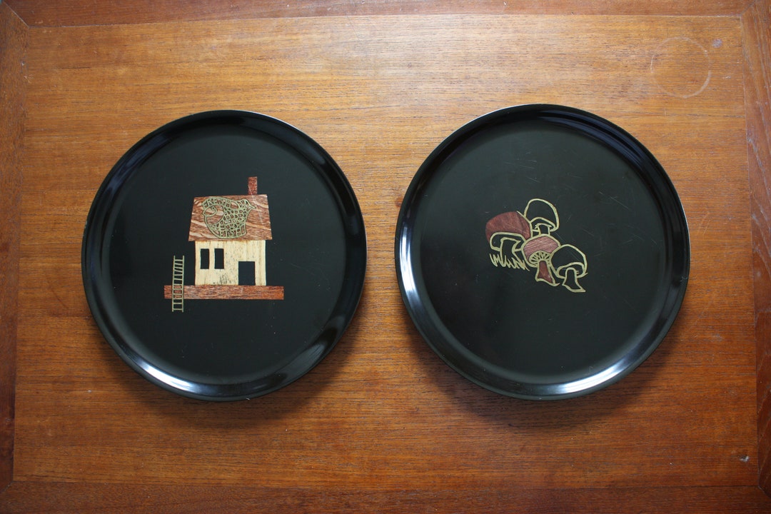 Set of 2 Couroc of Monterey, California Plates - Etsy