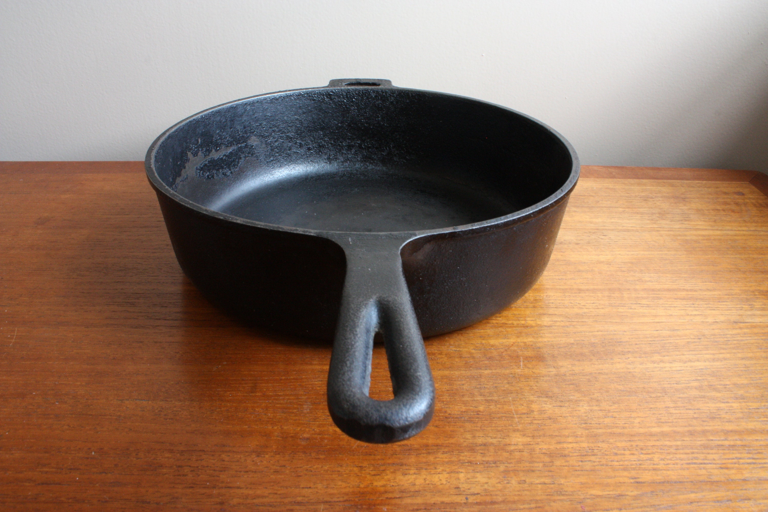 Vintage Cast-iron Chicken Fryer/deep Skillet - Etsy