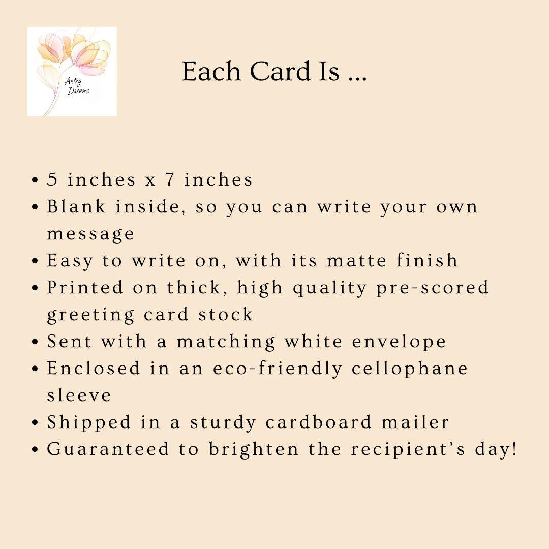 Fancy Hydrangeas | Blank 5x7 Greeting Card, Floral Stationery ...