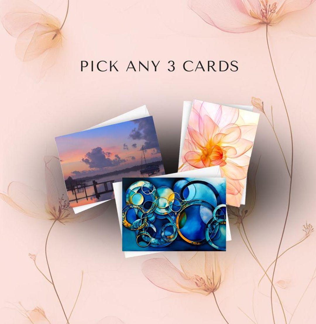 Choose Any 3 Cards | Create Your Own Greeting Card Bundle, Mix & Match ...