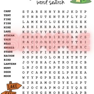 Printable Camping Games Bundle for Kids & Adults | Family Campfire ...