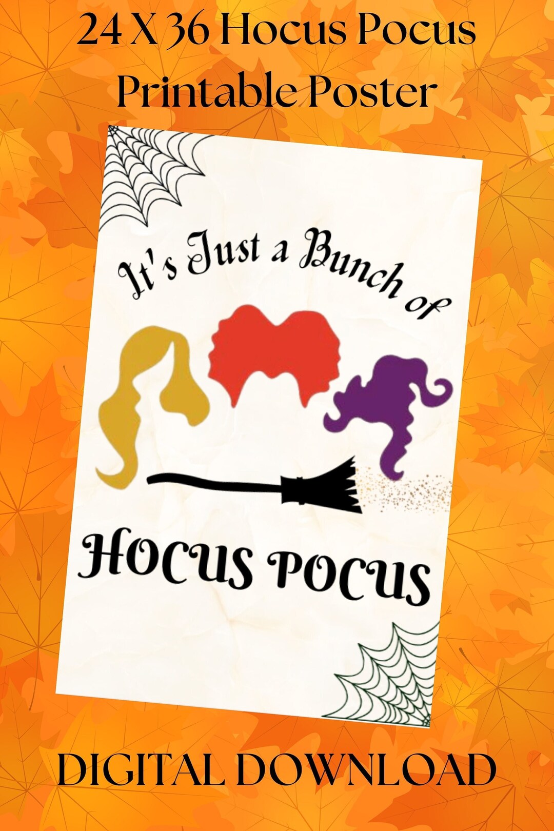 24 X 36 Hocus Pocus Printable Poster - Etsy