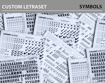 Black White Lettering - Etsy