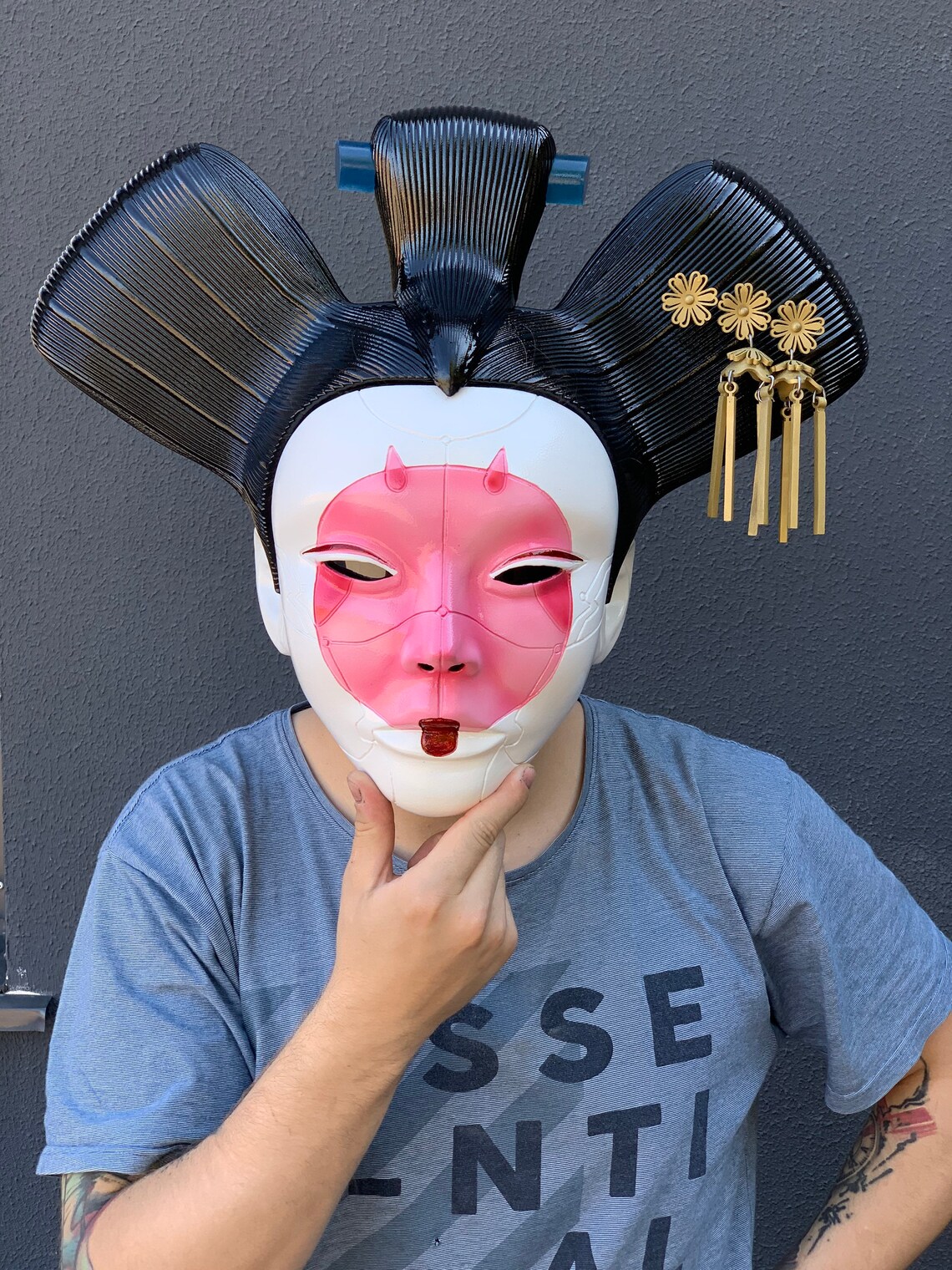 Ghost From the Shell Geisha Mask | Etsy UK