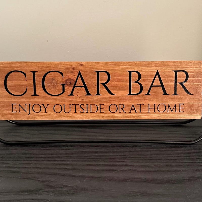 Cigar Bar Sign - Etsy