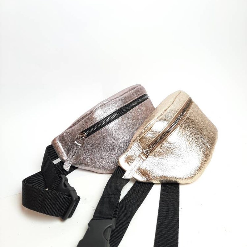Gold Fanny Pack Leather - Etsy