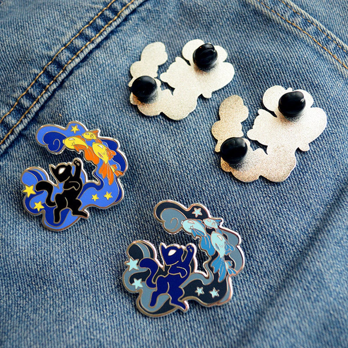 Space Cat Enamel Pin - Etsy Canada