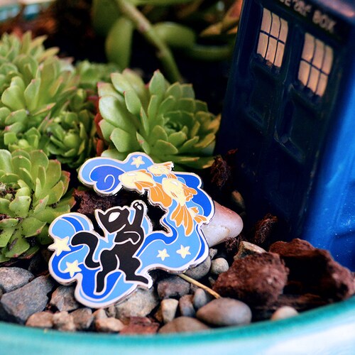 Space Cat Enamel Pin - Etsy Canada
