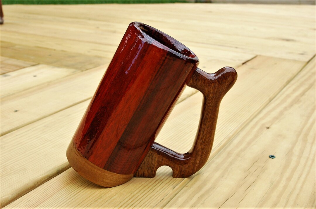 Wooden Mug - Tilted - Etsy