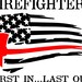 First Responders Flag Patch, Embroidered Iron-on/velcro Hook Badge ...