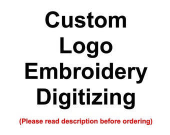 Logo Digitizing Fee - Etsy