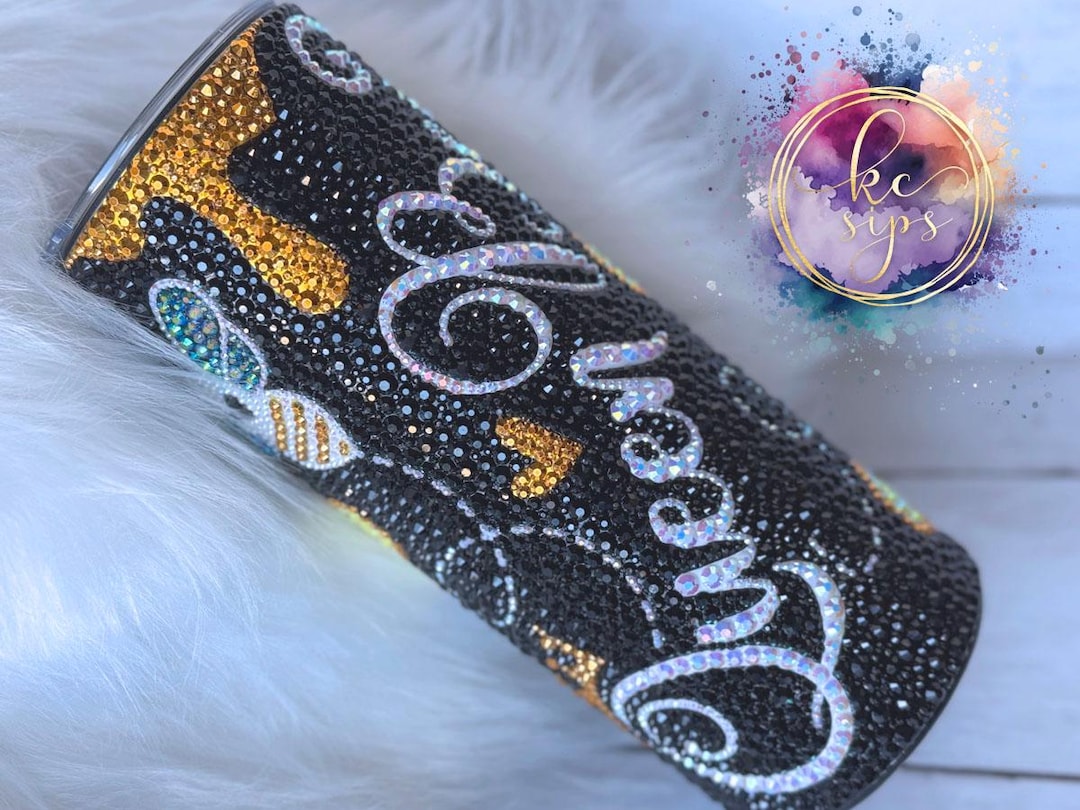 Queen Bee Bling 25 Ounce Skinny Duo| Rhinestone Tumbler | Custom ...