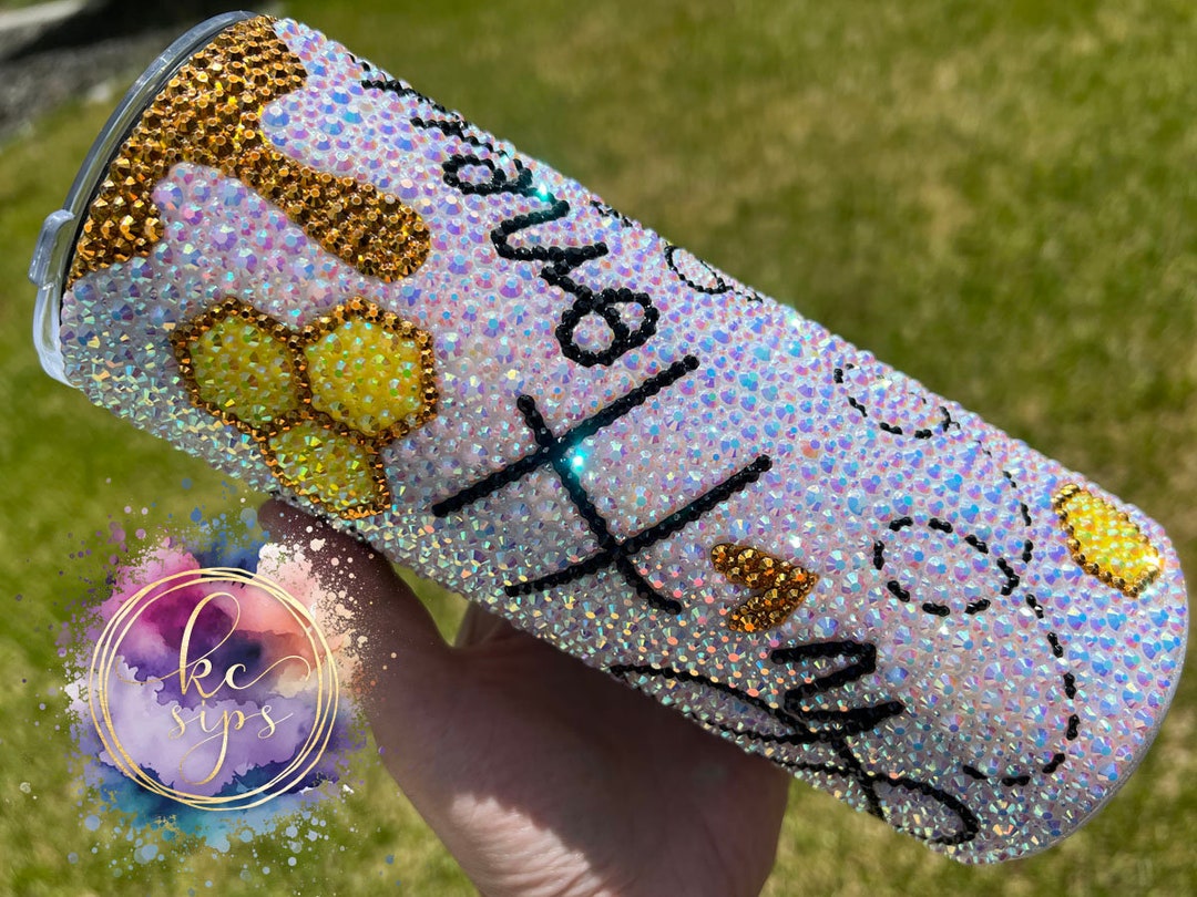 Oh Honey Bee Bling 25 Ounce Skinny Duo| Rhinestone Tumbler | Custom ...