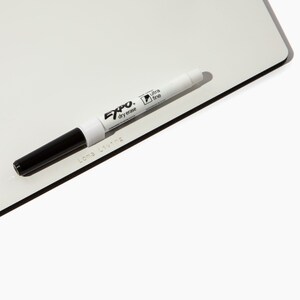 Chalkboard & Dry Erase Board Combo - Reversible Wall Mount and Portable ...