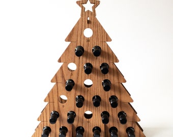 Christmas Tree Wine Rack - Etsy