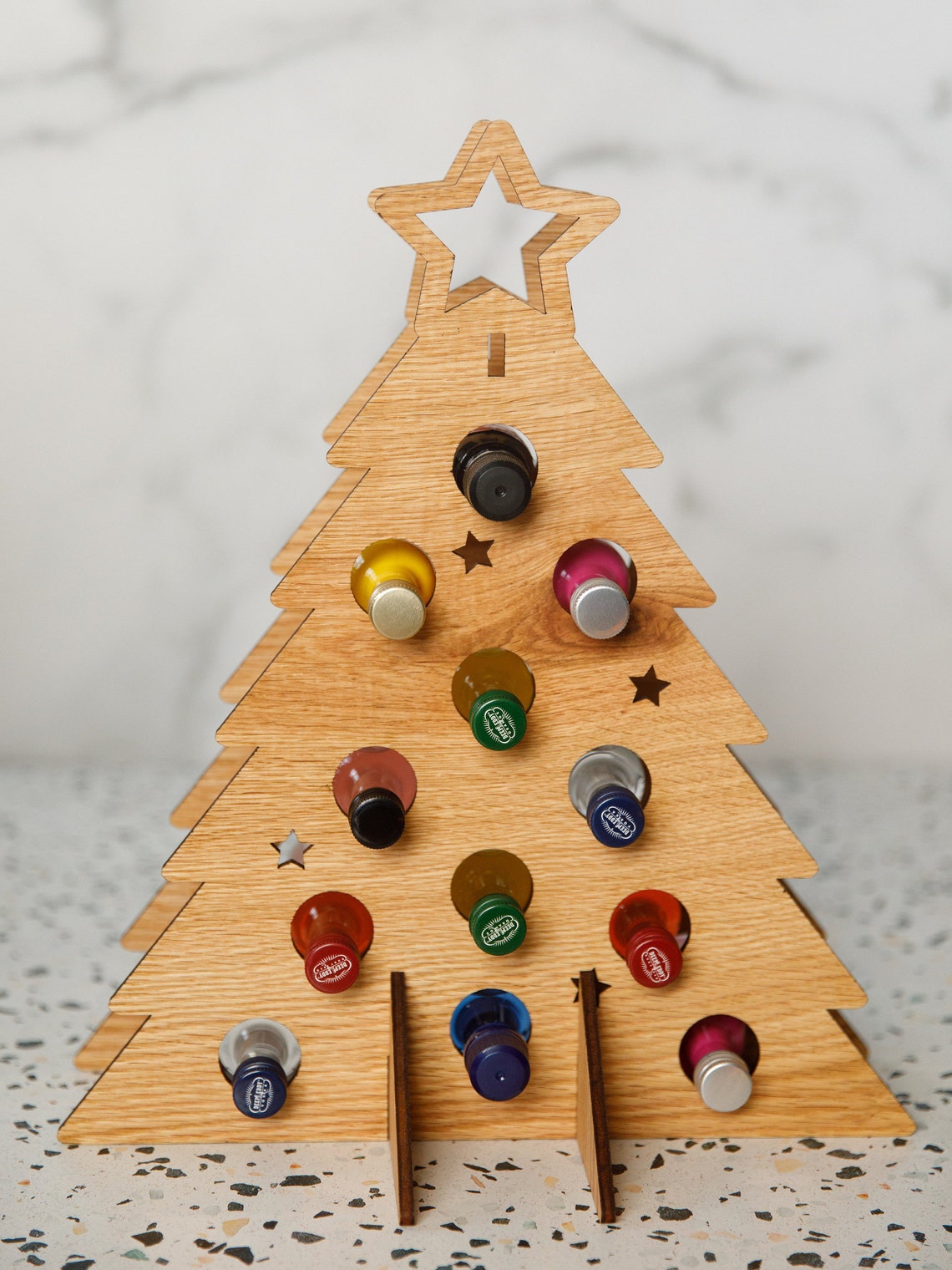 Spirits Tree - Liquor Beer Wine Tree - Christmas Tree With Mini Bottles ...