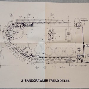 Star Wars Sandcrawler, Original 1977 Blueprint - Etsy