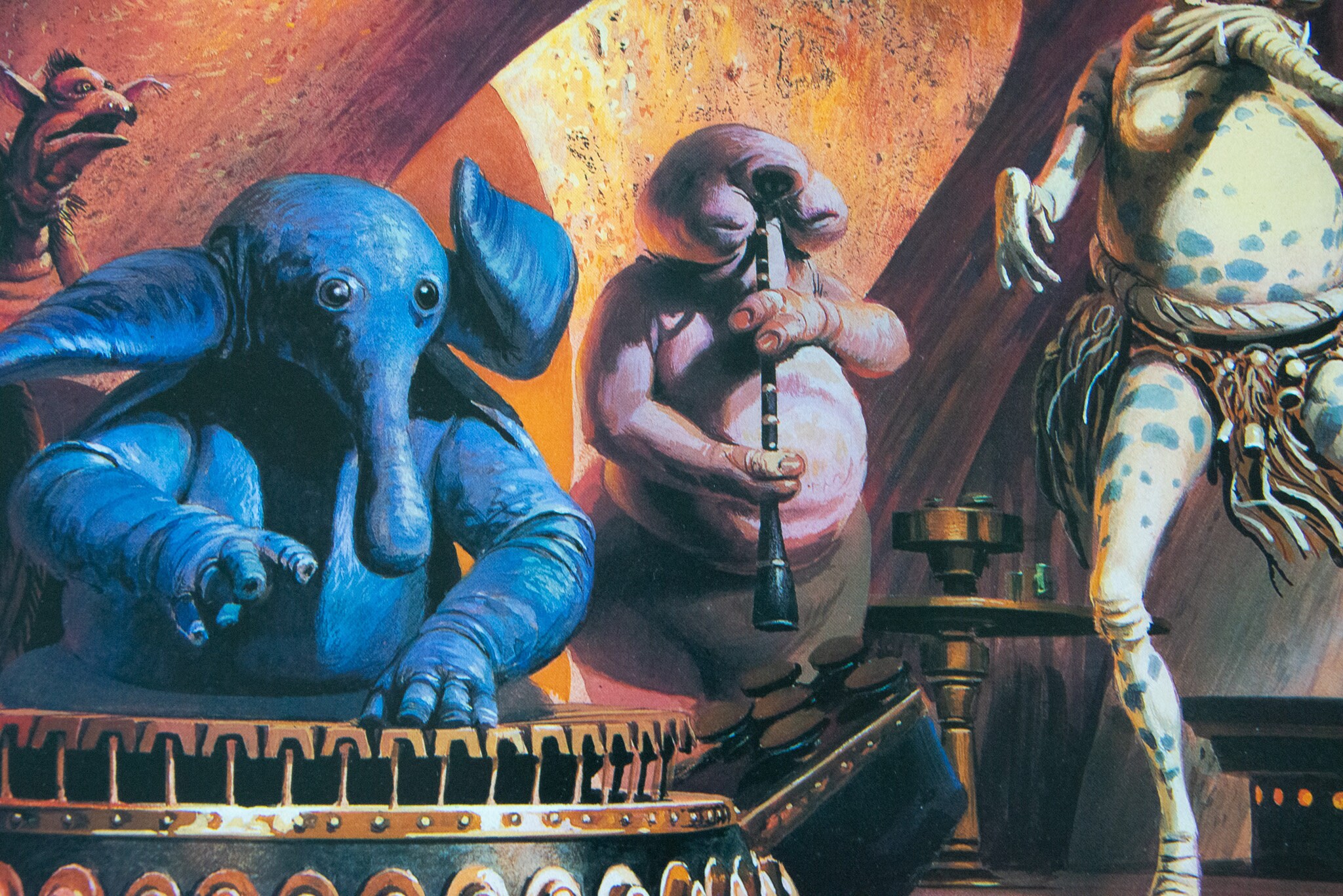 Jabba the Hutt's Band, Original 1983 Return of the Jedi Ralph Mcquarrie ...