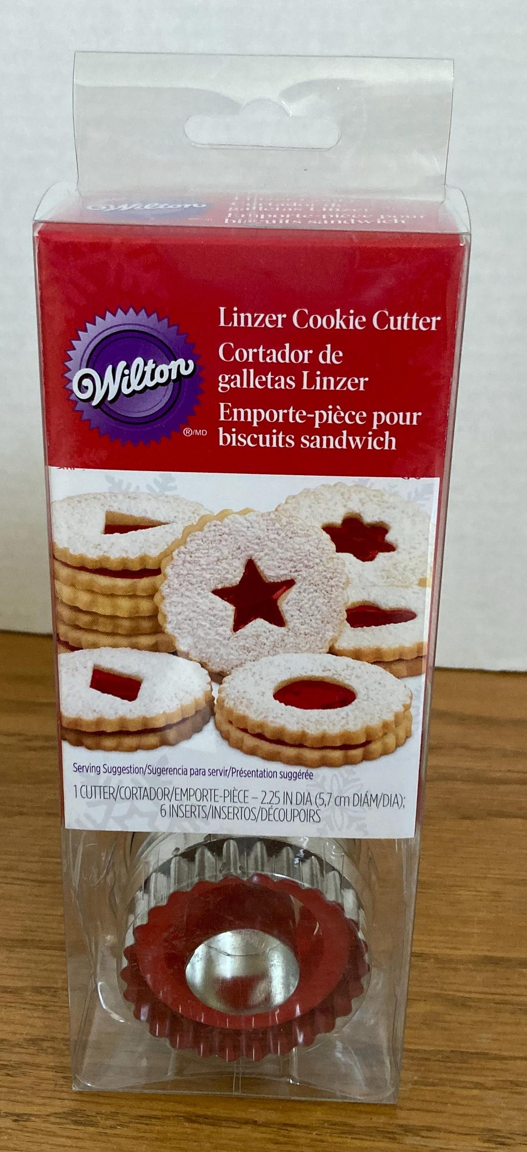 WILTON Round LINZER Cookie Cutter NIP! - Etsy