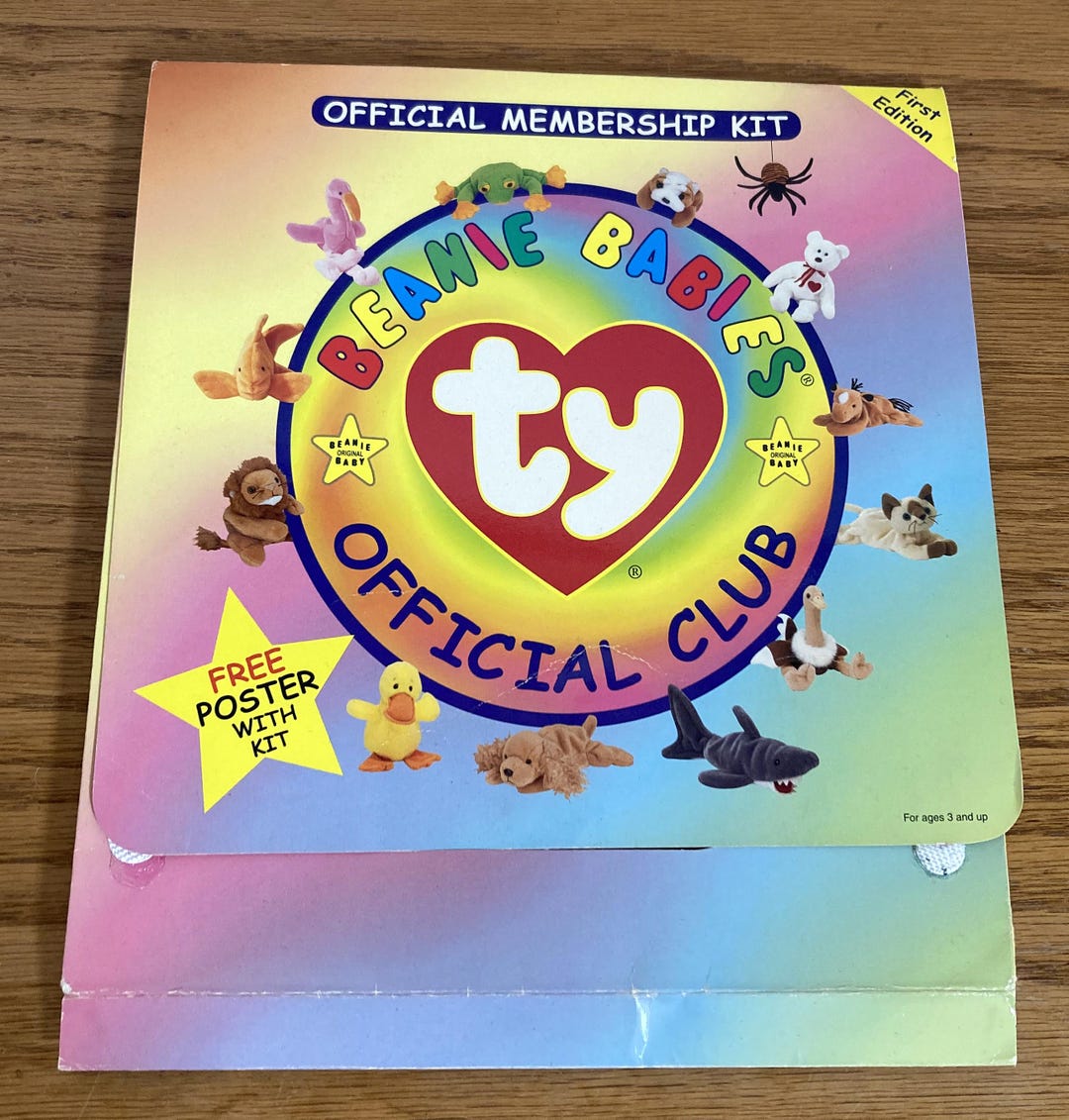 TY BEANIE BABIES Official Club Membership Kit, Poster, Stickers ...