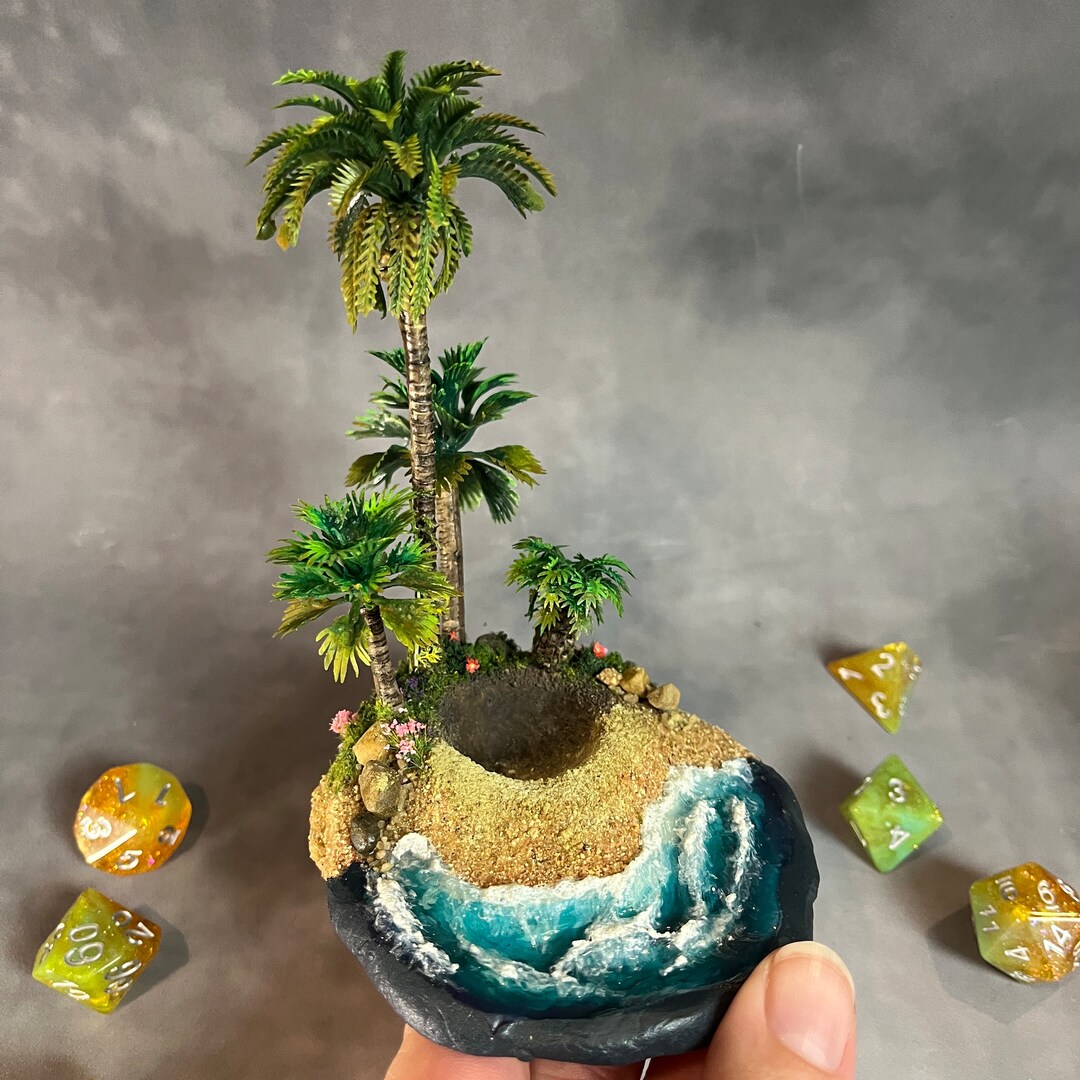 Tropical Island - Dice Display (large Size) - Etsy