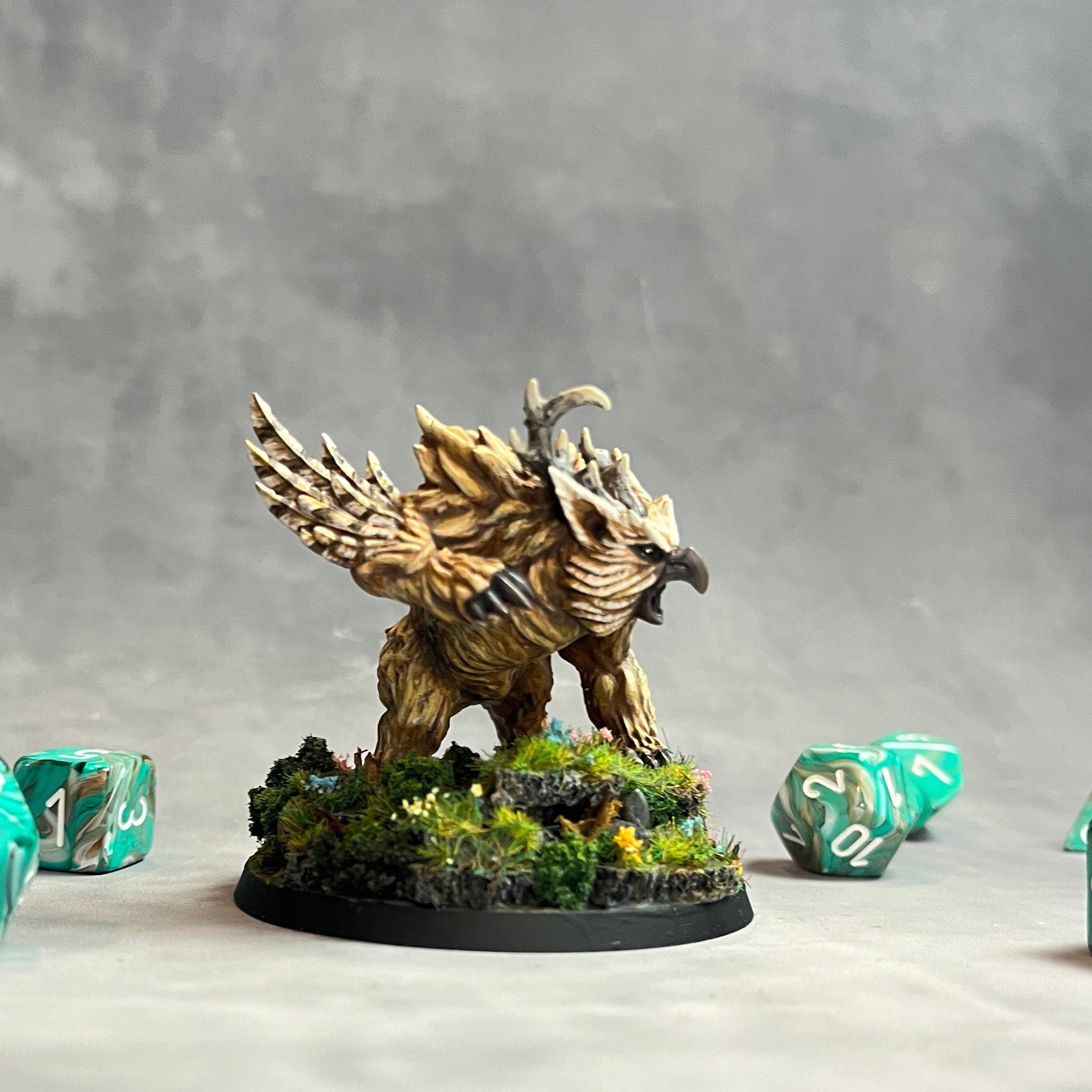 Owlbear, Hand Painted dnd Miniature, Rpg Accessories, Painted Miniature, Dnd Monster, Dnd ...