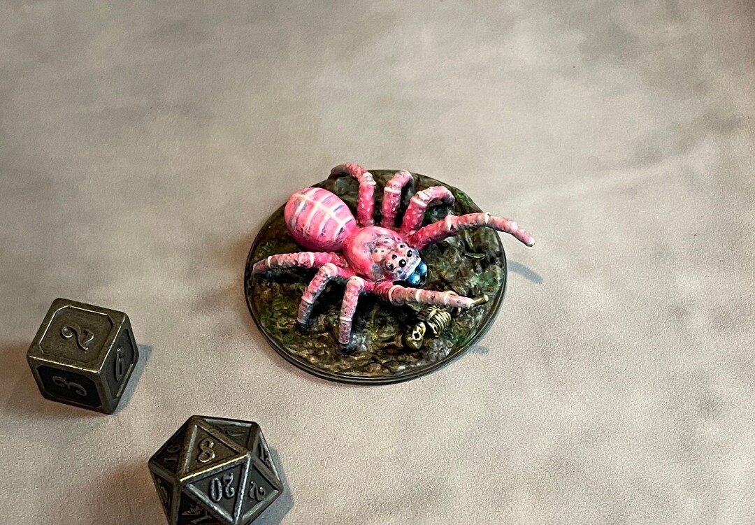 Phase Spider - Glow in the Dark, Hand-painted - (dnd Miniature, Rpg ...