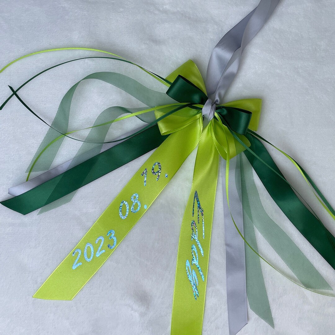 Personalized Bow, Gift Bow, School Cone Bow With Name, Bow Handmade ...