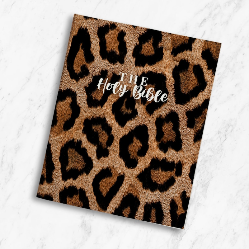 Leopard Journal Cover - Etsy