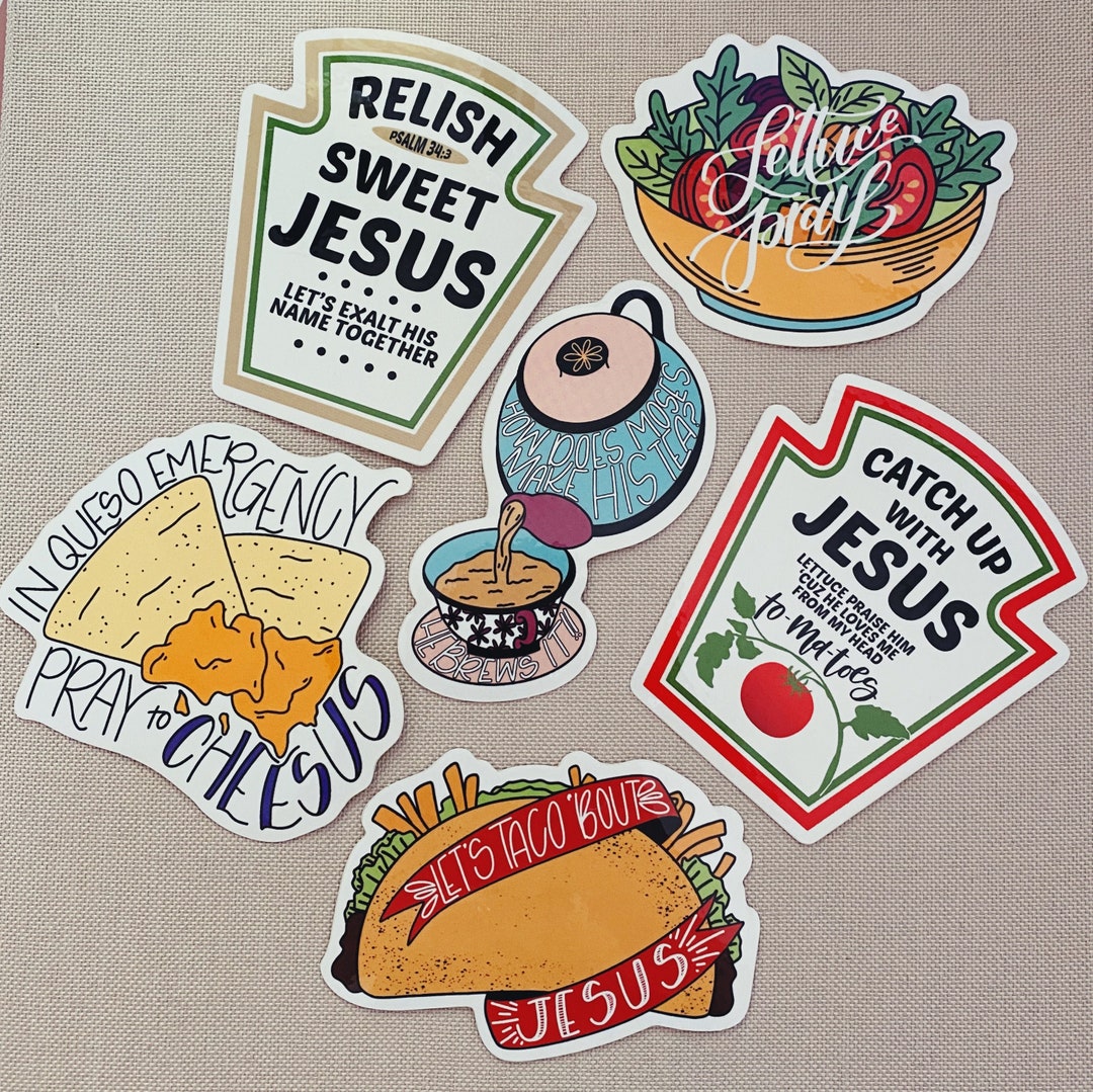 Jesus Food Puns Collection (6 Pack) - Etsy