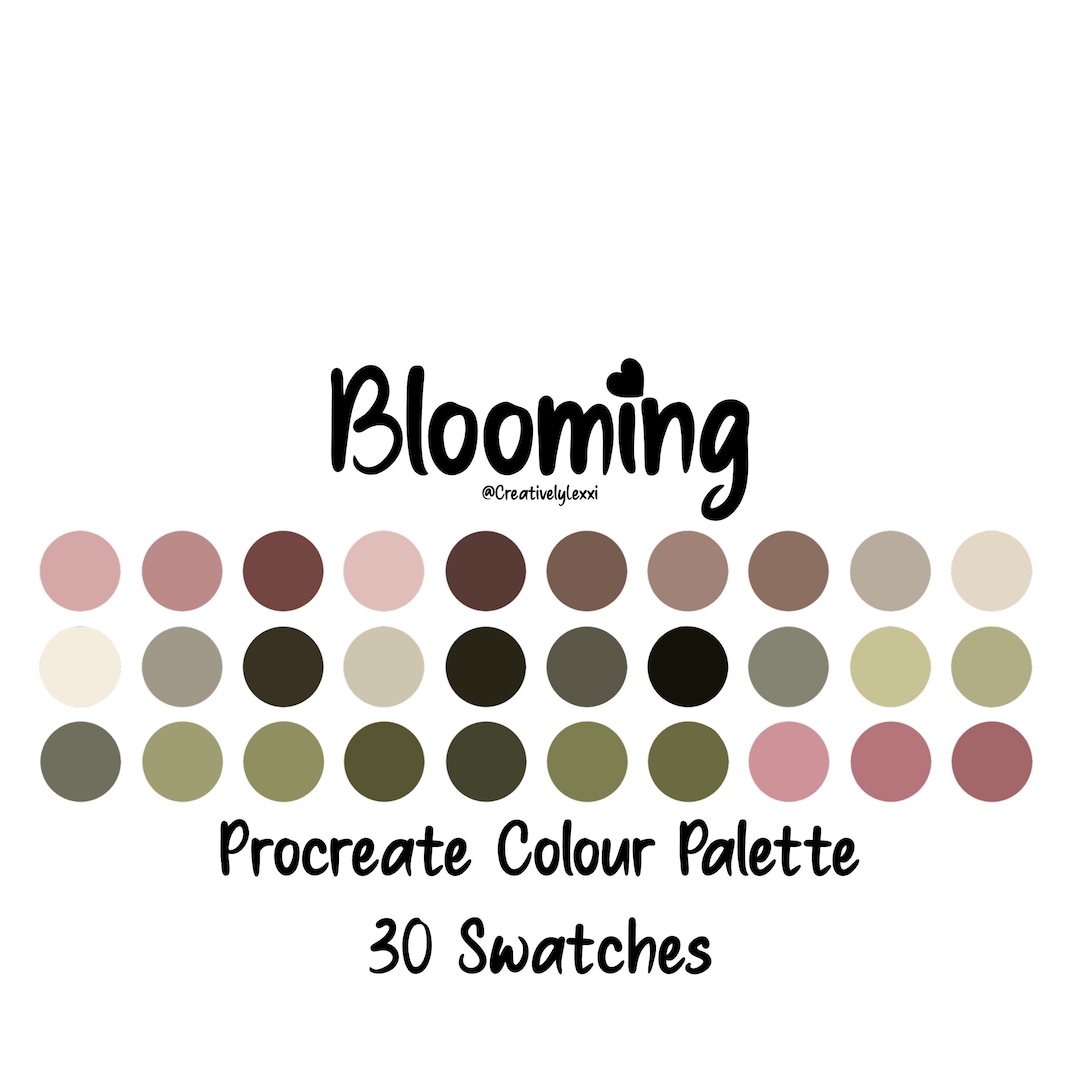 Procreate Color Palette, Procreate Swatches, Procreate Art, iPad ...